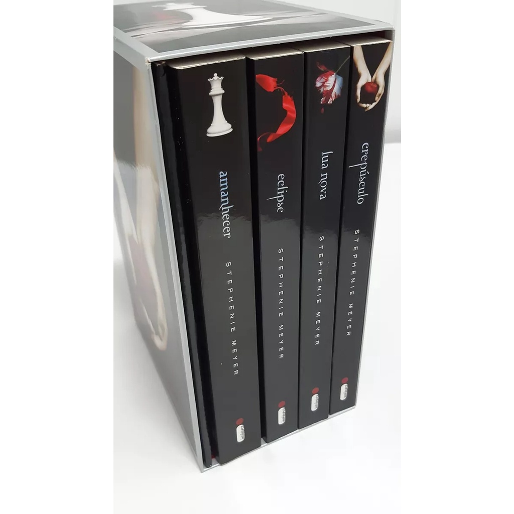 Box Saga Crepúsculo - 4 volumes Stephenie Meyer (7515) | Shopee Brasil