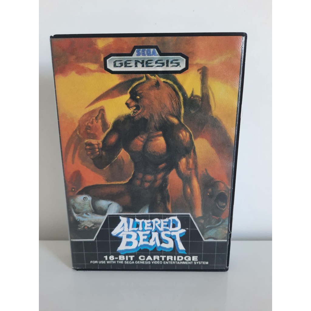 Altered Beast Sega Genesis Mega Drive Original Completa | Shopee Brasil
