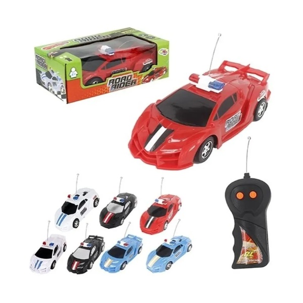 Carrinho De Controle Remoto Polícia Com Luzes Barato Menino Viatura ...