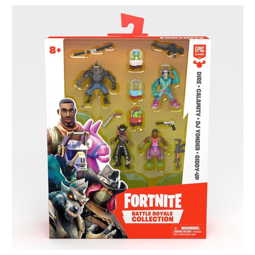 Pack 4 Mini Figuras Fortnite E Acessorios Brinquedo Colecão | Shopee Brasil
