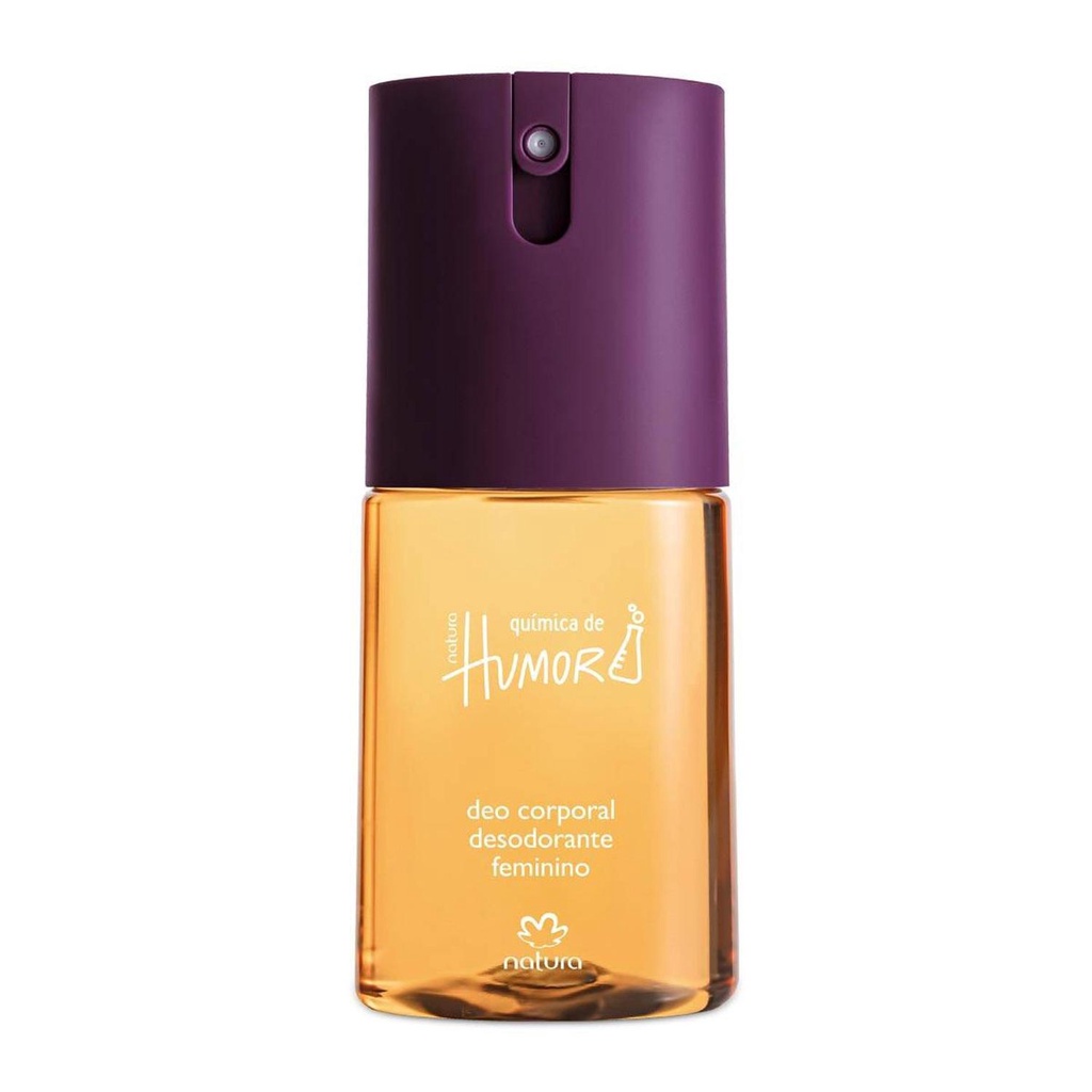 Deo Corporal Humor quimica Desodorante feminino natura 100ml | Shopee ...