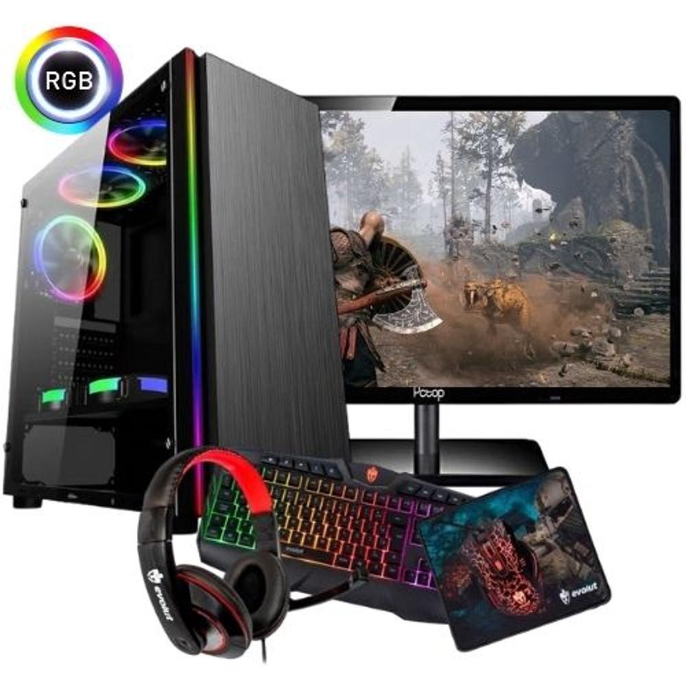 Computador Cpu Gamer Completa Amd A46300+monitor 19 +wi-fi | Shopee Brasil