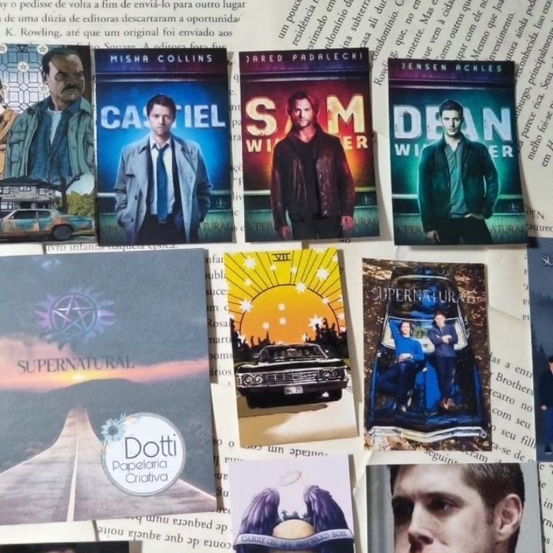 Adesivos da Série Sobrenatural Supernatural para Scrapbook, Journal ...