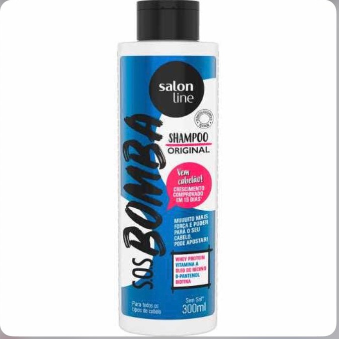 Shampoo SOS Bomba Original Salon Line 300ml | Shopee Brasil