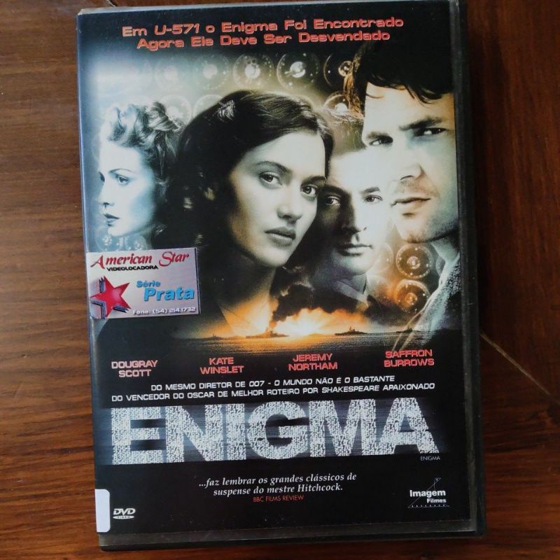 DVD Original Enigma Kate Winslet | Shopee Brasil