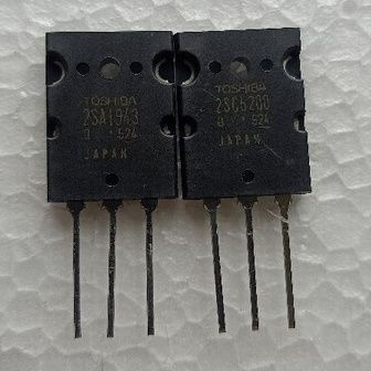 Toshiba 2SA1943 2SC5200 transistor De 3 Pernas Código 524 original trn Sistema De Som Do ...