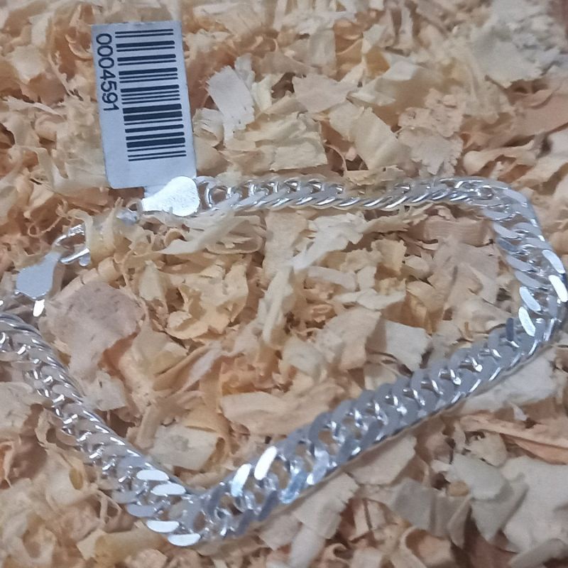 Pulseira Grummet Dupla Prata 925 13g | Shopee Brasil