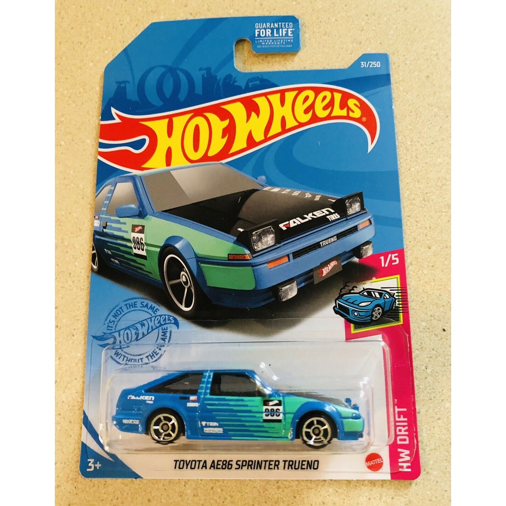 Bx324 Hot Wheels Toyota Ae86 Sprinter Trueno Falken Hw Drift h3br ...
