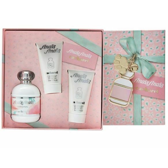 Kit Presente Cacharel Anais Anais 3pçs - Perfume EDT 100ml + 2 Body ...