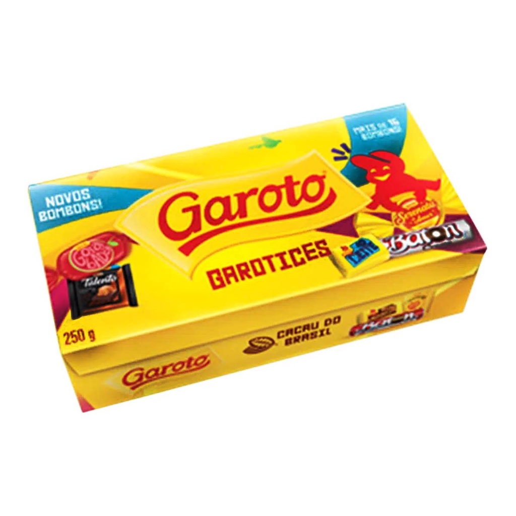 Caixa de Bombons Sortidos Garoto 250g | Shopee Brasil