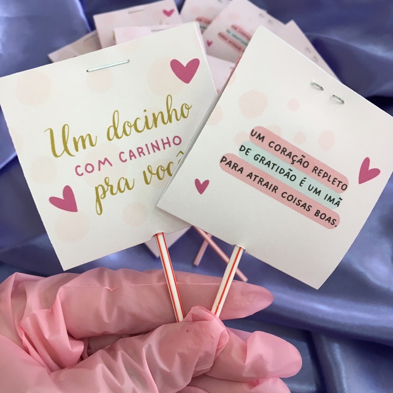 30 unidades mimo para lojas pirulito personalizado | mimo para lojas | mimo personalizado para ...