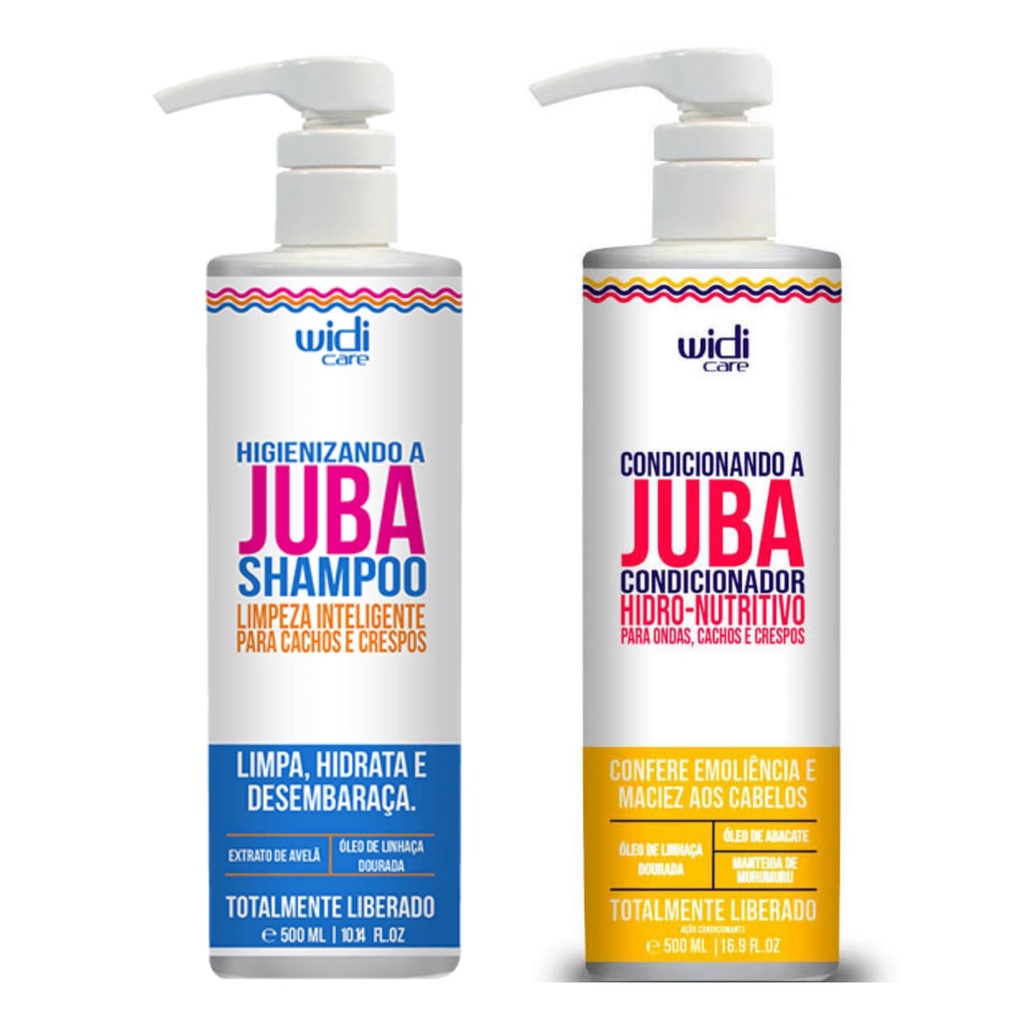 Shampoo Juba + Condicionador Juba Widi Care | Shopee Brasil