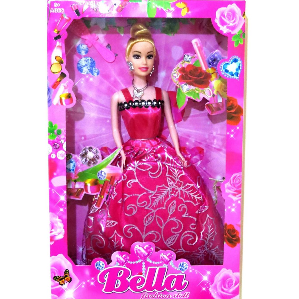 Boneca bella / boneca/ princesa vem com acessório menina brinquedo | Shopee Brasil