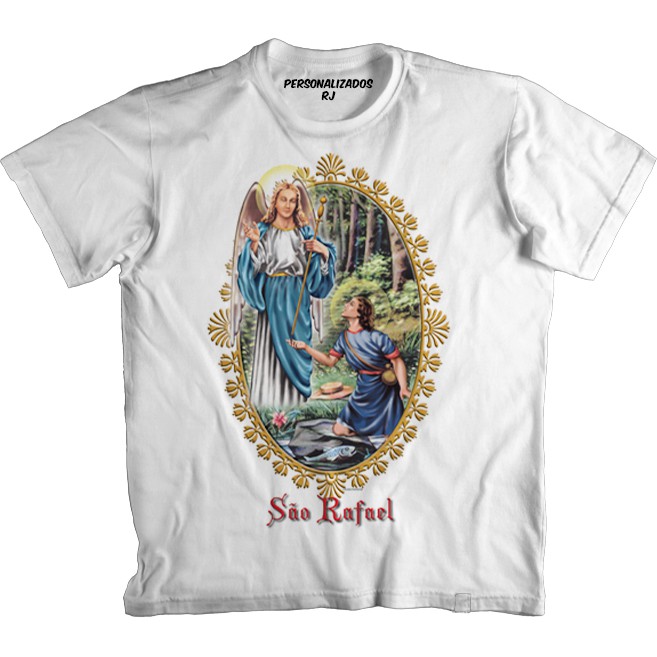Camiseta São Rafael | Shopee Brasil