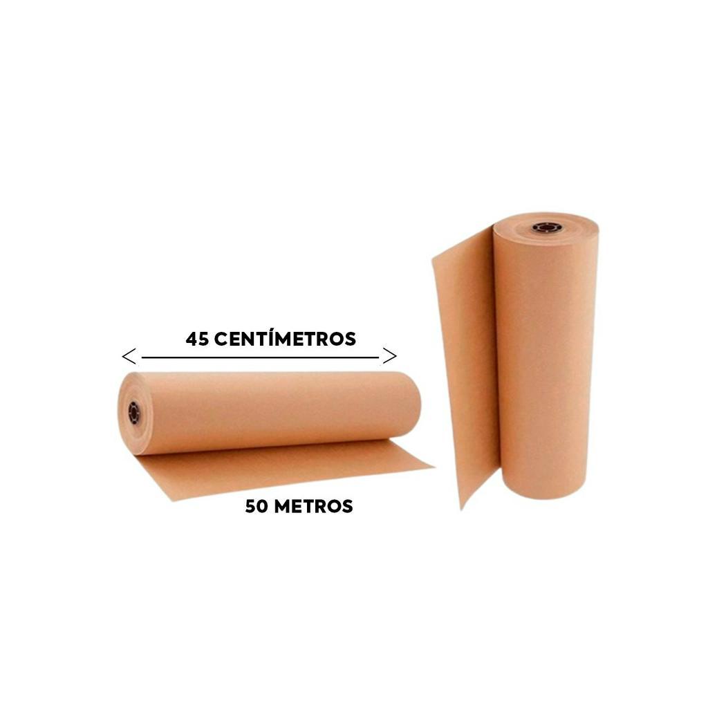 Papel Semi Kraft Pardo Rolo Bobina 45 Cm 50 Metros Embalagem | Shopee ...