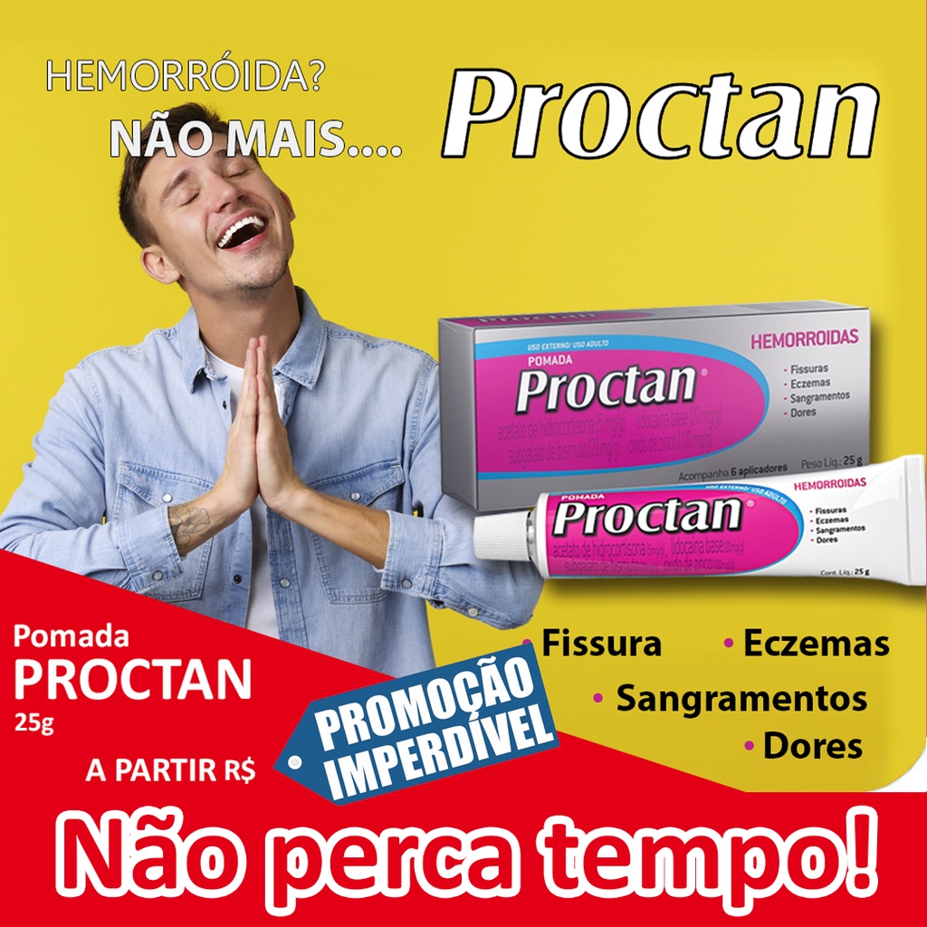 Proctan Pomada 25g | Shopee Brasil