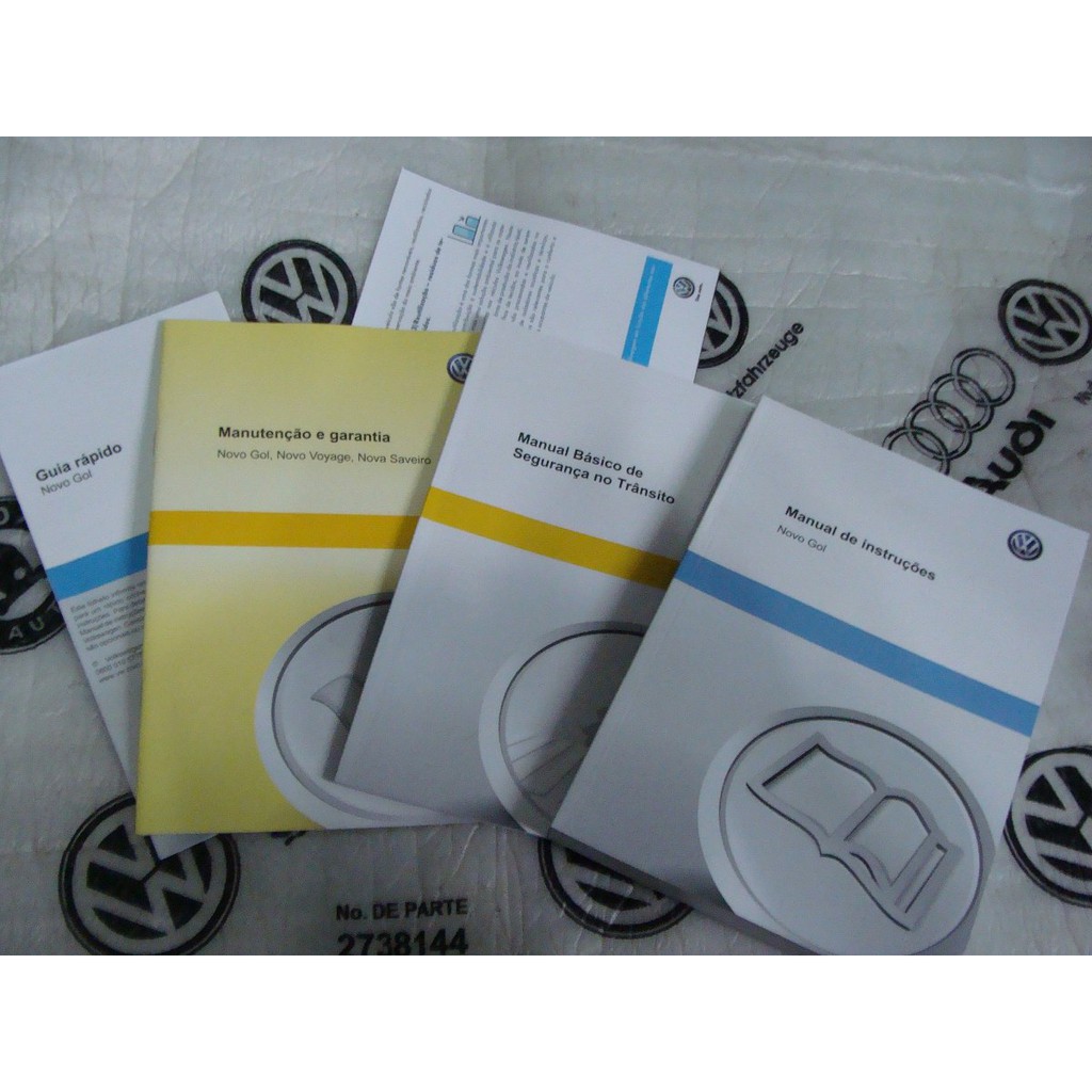 Kit Completo Manual Proprietário Gol G7 - Vw Novo Lacrado ! | Shopee Brasil