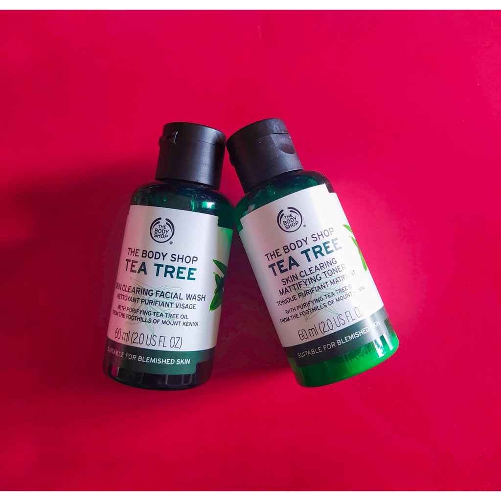 KIT Gel de limpeza facial e Tônico de Tea Tree (Melaleuca) | Shopee Brasil