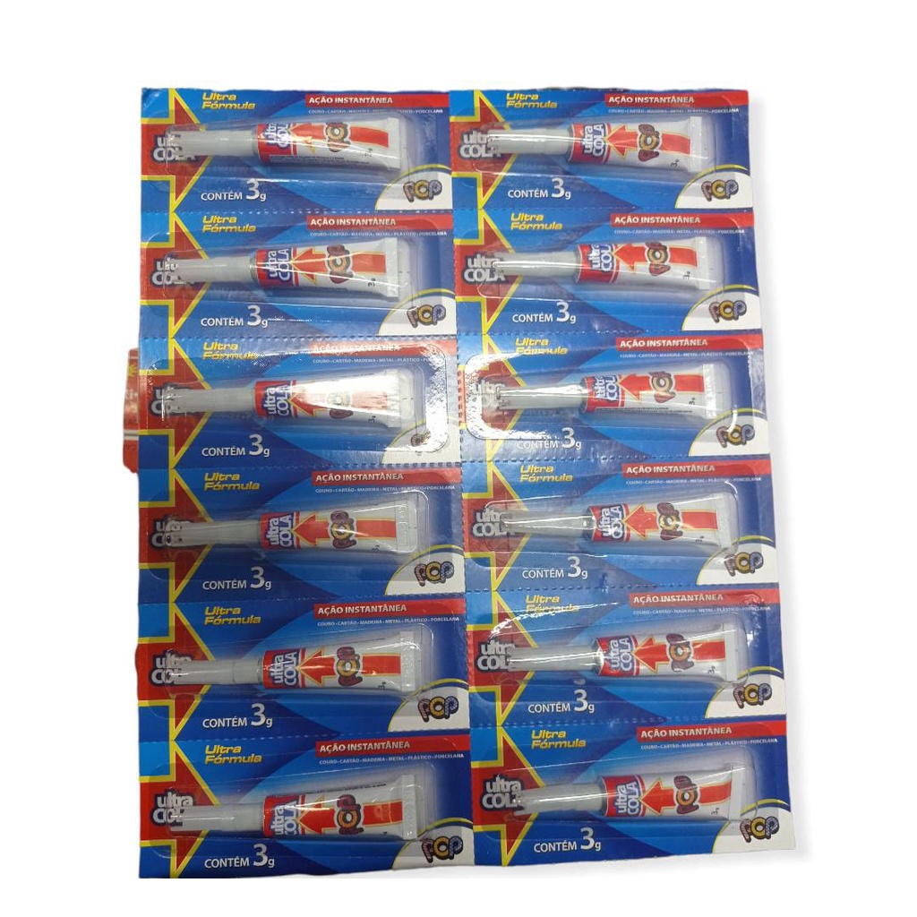 Cartela Ultra Cola Pop Bonder | Shopee Brasil