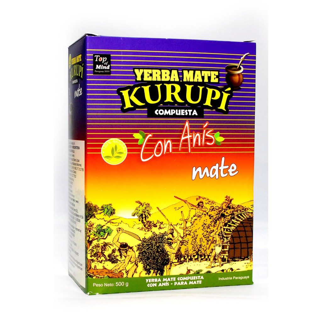 Erva Mate Kurupi Com Anis 500 grs - Faz a Boa!
