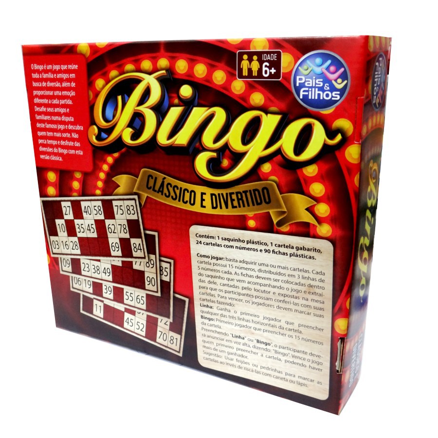 Jogo de Bingo em Madeira | Shopee Brasil