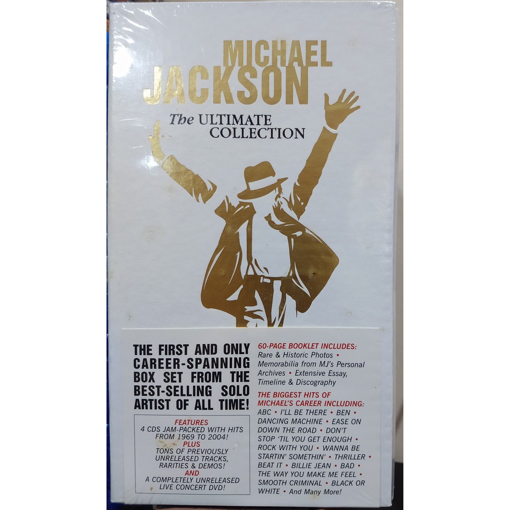 Box Michael Jackson 4 CDs+1 DVD The Ultimate collection original ...