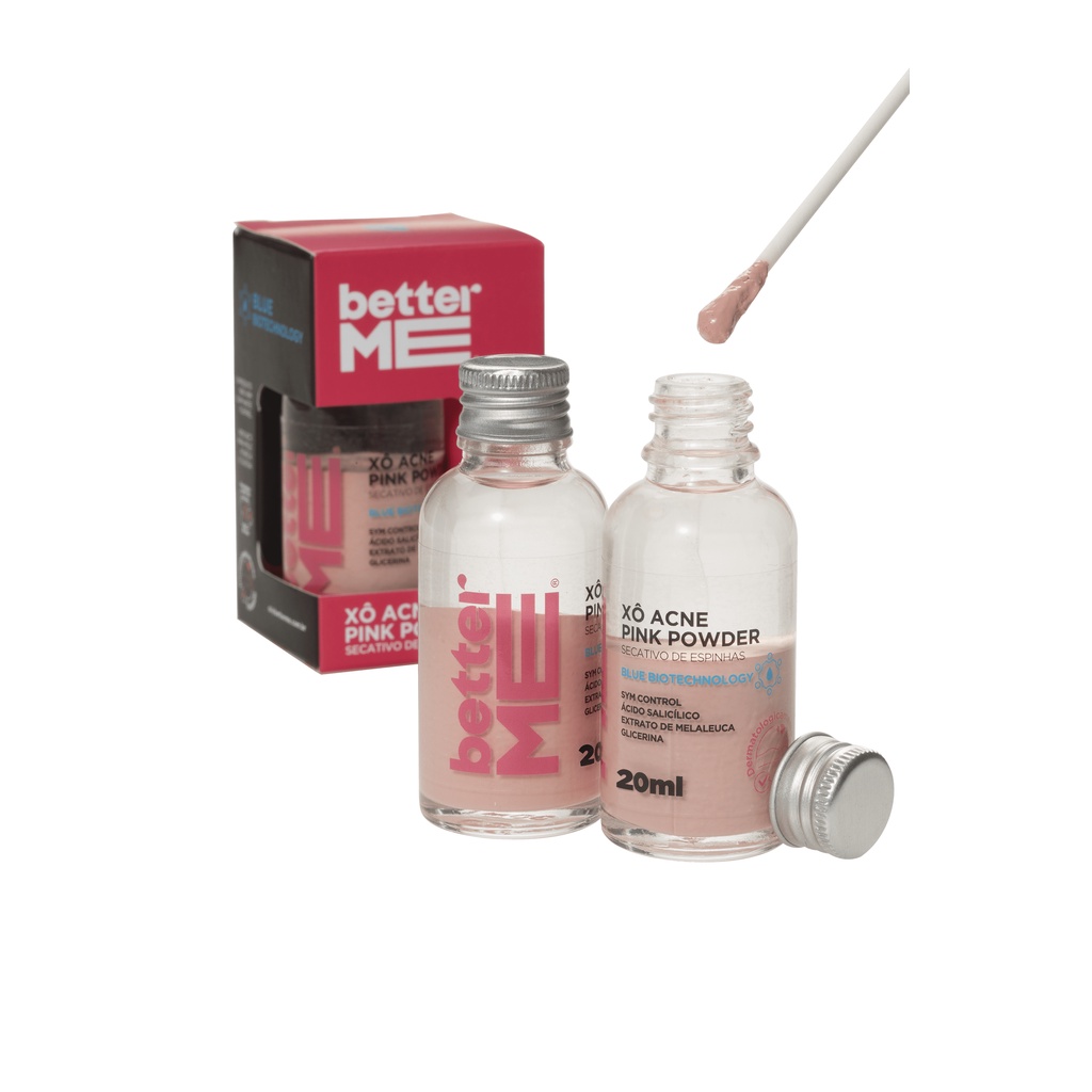 XO ACNE PINK POWDER 20ML - Better Me | Shopee Brasil