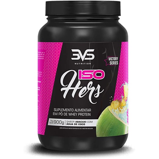WHEY ISO HERS ABACAXI C AGUA DE COCO 3VS | Shopee Brasil