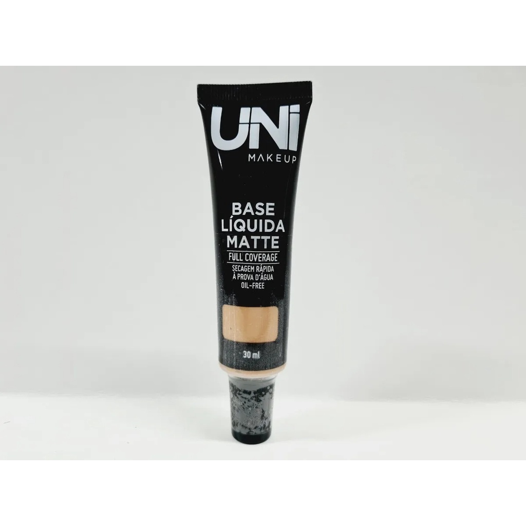 Base Liquida Matte a Prova Dagua Full Coverage - Uni Makeup | Shopee Brasil
