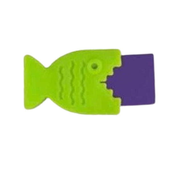 Borracha Plástica Neon com capa Fish Peixinho Kaz | Shopee Brasil