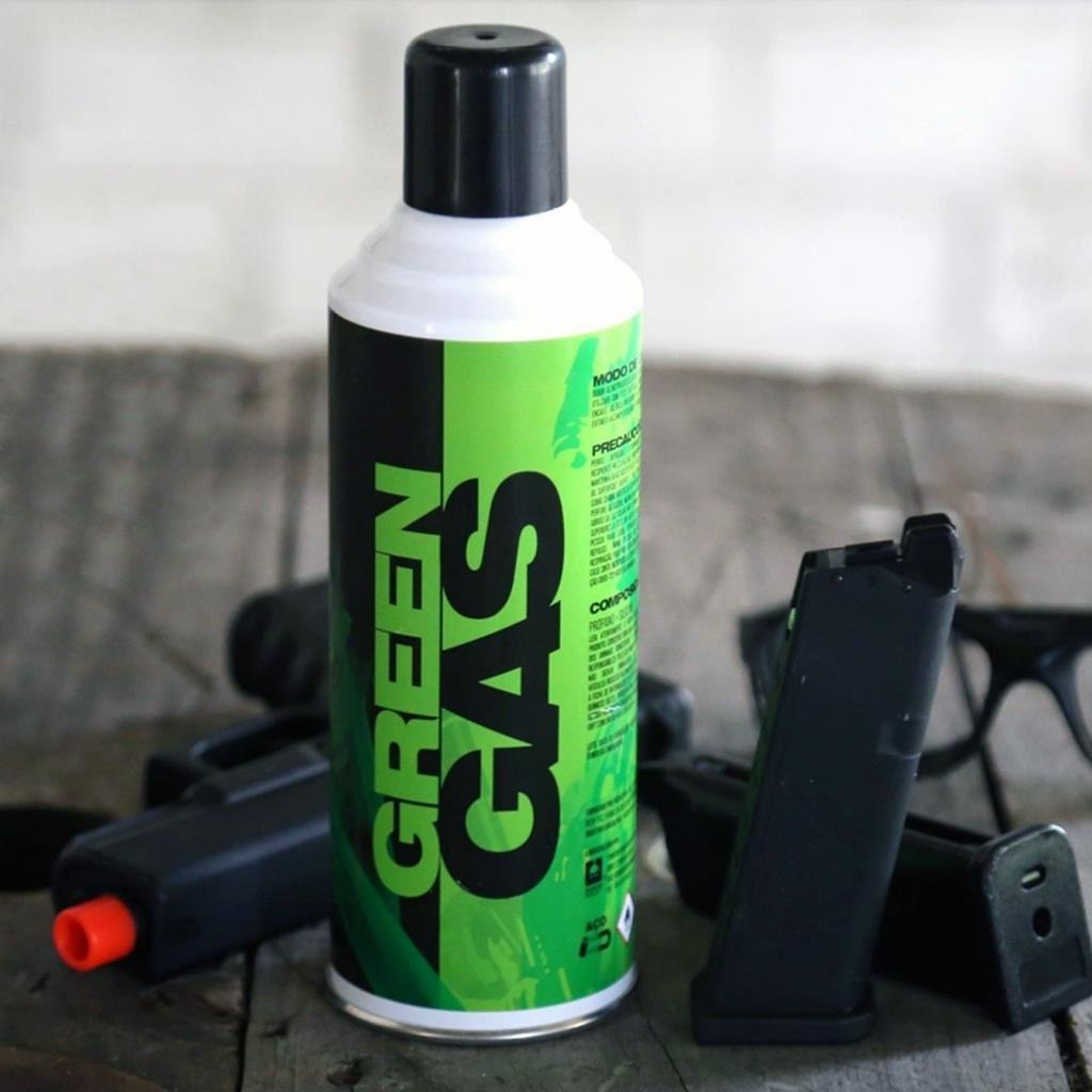 Green Gás Airsoft GBB Spartan Alta Qualidade Cilindro 500ml | Shopee Brasil