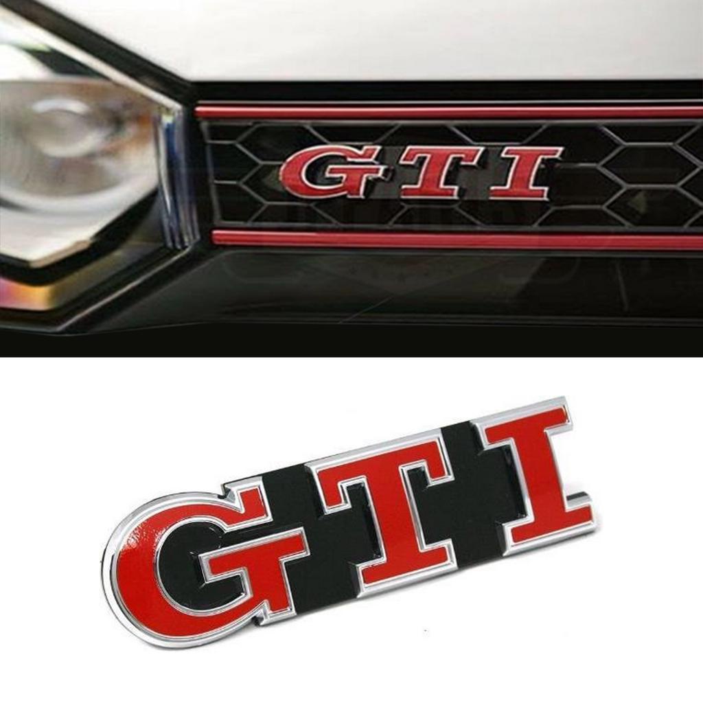 Emblema GTI - Vermelho - Universal - Grade Frontal | Shopee Brasil