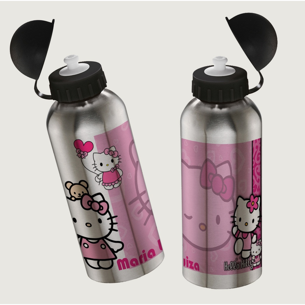 Garrafa Squeeze Personalizada Hello Kitty De Aluminio 500ml | Shopee Brasil