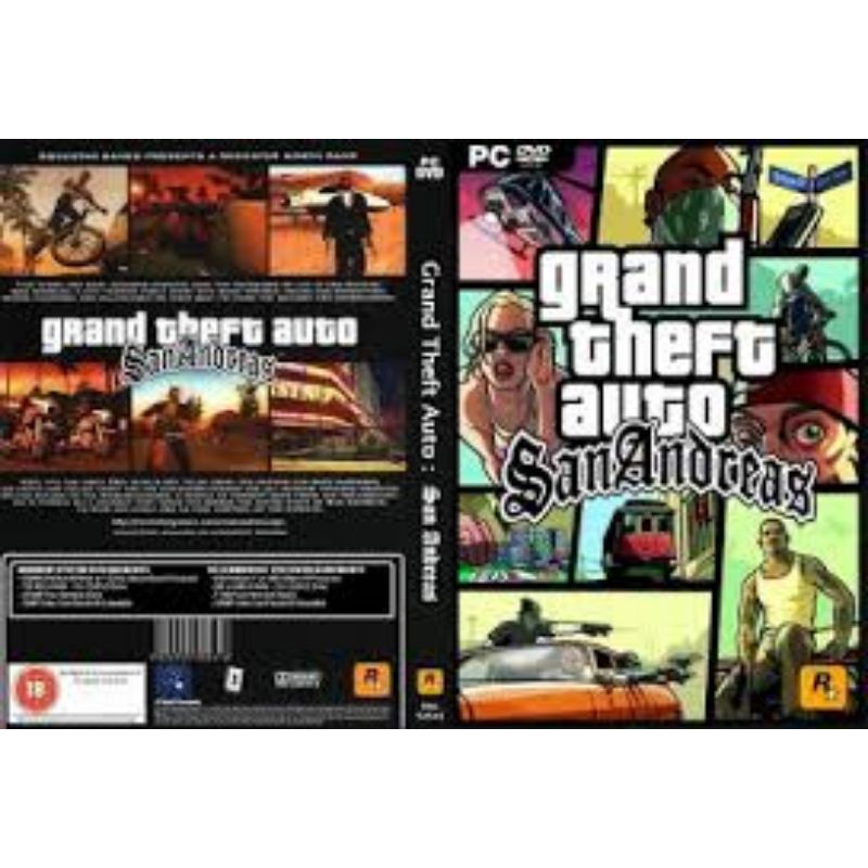 GTA San Andreas Pc , computador ou notebook em CD | Shopee Brasil