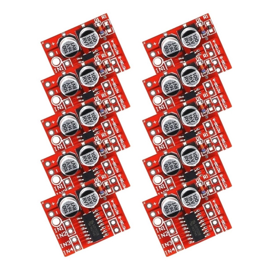 Modulo Driver Ponte H - L298n L298 *mini* Para Arduino - 10 Peças ...