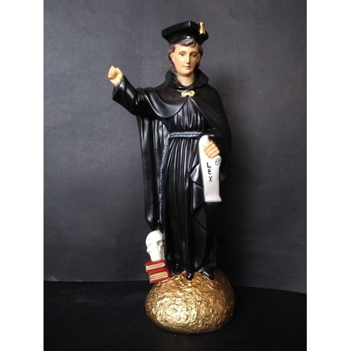 Imagem De Santo Ivo 31 Cm Patrono Dos Advogados Padroeiro | Shopee Brasil