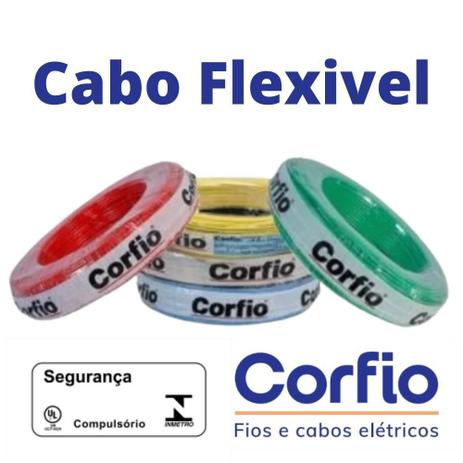 fio unipolar corfio flexivel 1,5 mm - varios tamanhos | Shopee Brasil