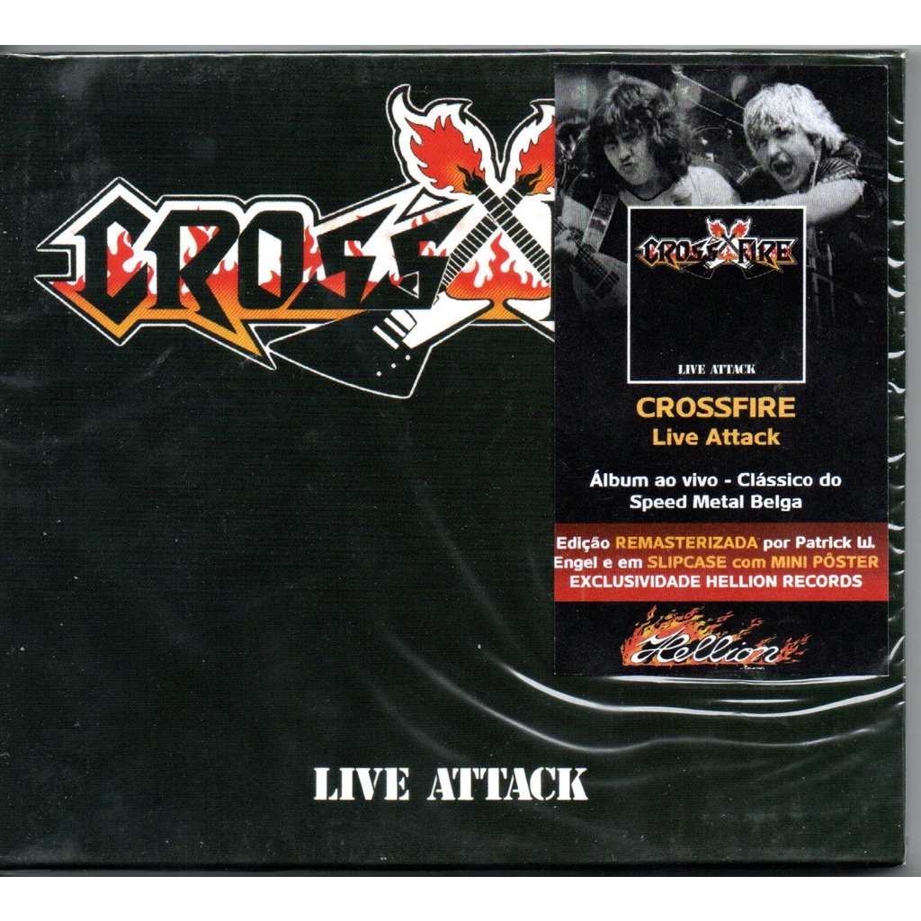 Cd Crossfire - Live Attack Slipcase+poster Nacional (2022) | Shopee Brasil