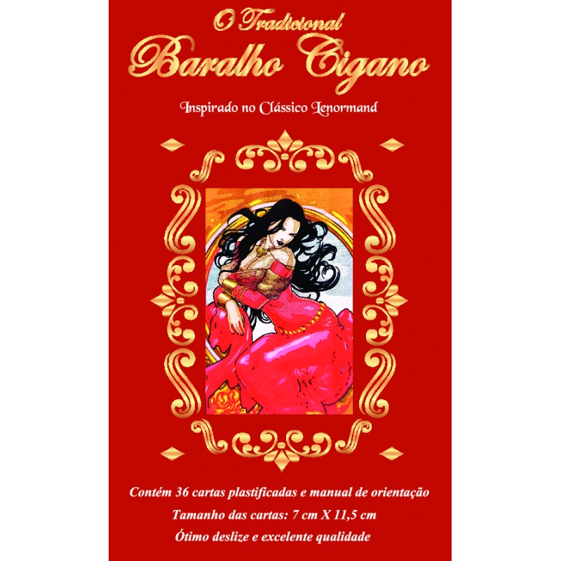 O Tradicional Baralho Cigano Lenormand 36 Cartas Plastificado Shopee Brasil