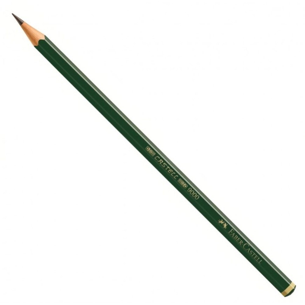 Lapis Grafite Graduado 2H Linha 9000 Faber Castel | Shopee Brasil