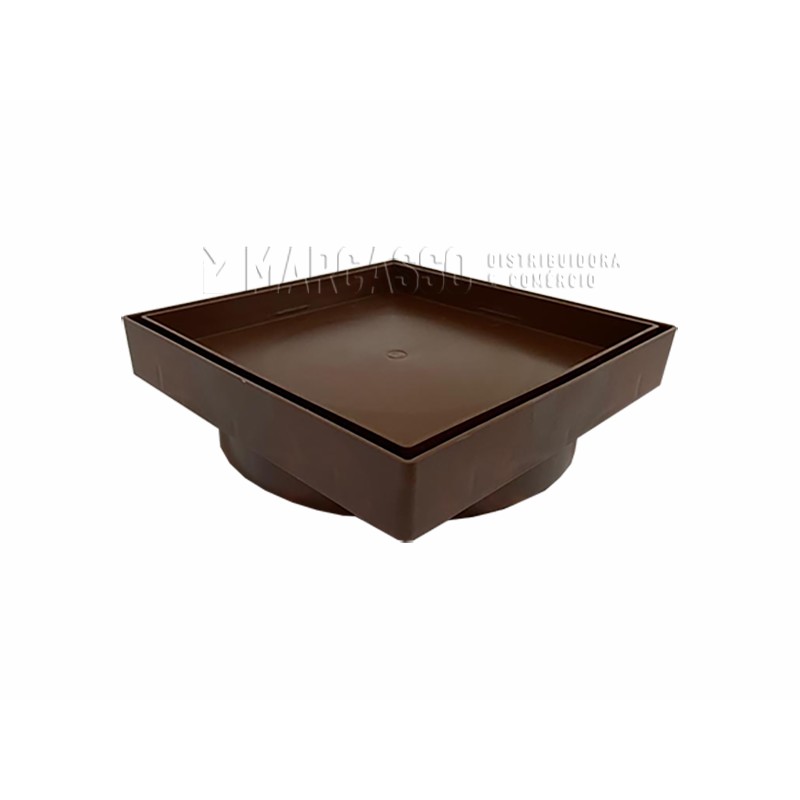 RALO OCULTO INVISIVEL 15X15 COR MARROM DN100 E DN150 TELA ANTI INSETOS ...