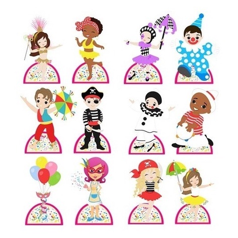 Kit 10 - Display De Mesa | Carnaval | Shopee Brasil