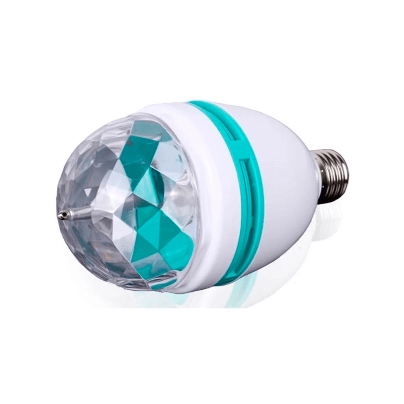 Lampada Festa Led Giratoria Colorida Balada Colorida Rgb Dj | Shopee Brasil