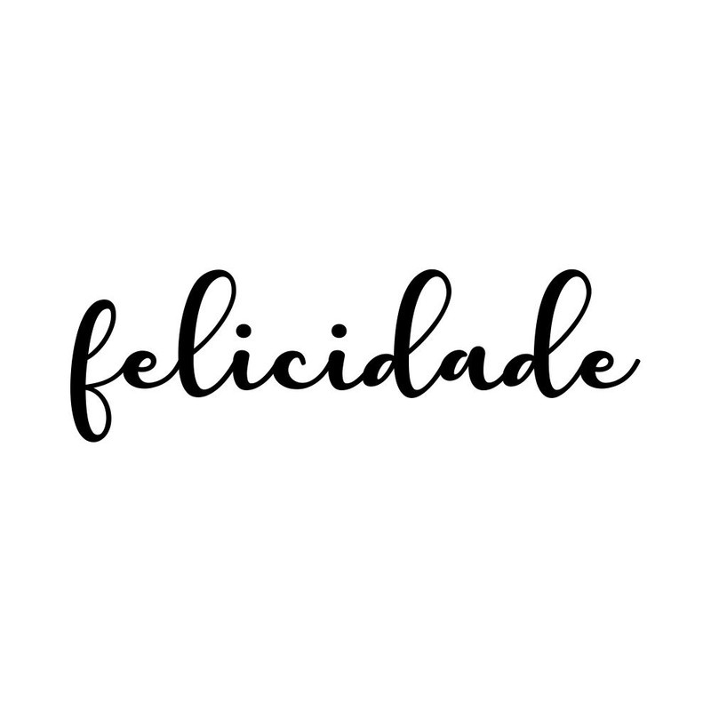 Aplique Felicidade Letra Mdf frase e palavras decor 3mm | Shopee Brasil
