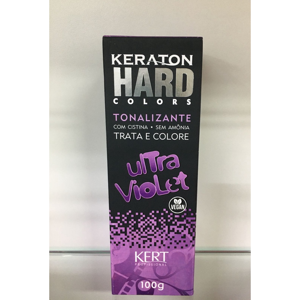 Tonalizante Keraton Hard Colors. Ultra Violet | Shopee Brasil