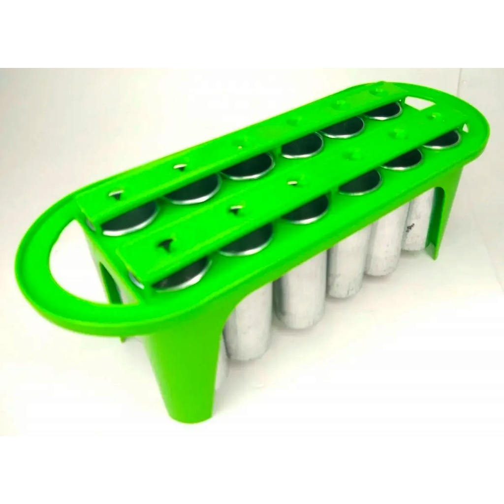 Forma De Picolé Redondo Alumínio 12 Cavidades Picoleteira VERDE ...