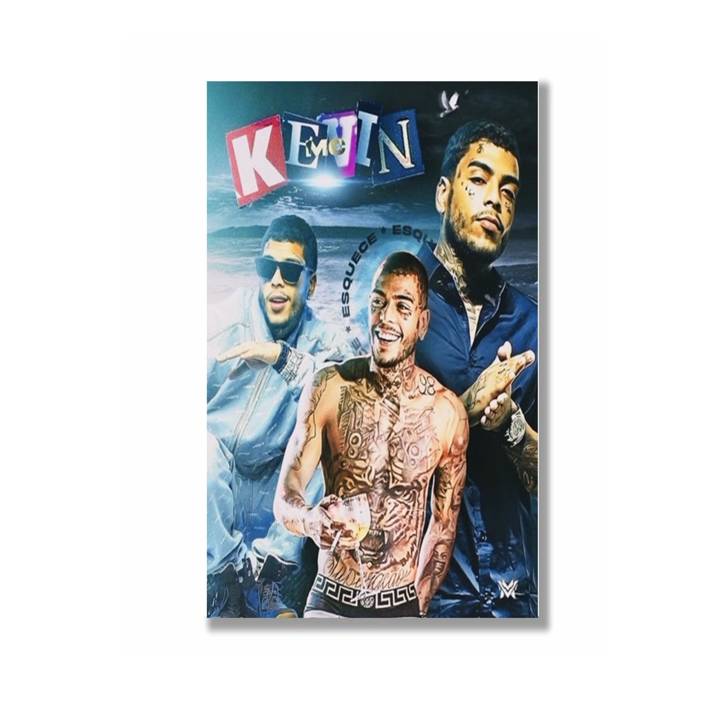 Placa Decorativa Mc Kevin A3 42x30cm. | Shopee Brasil