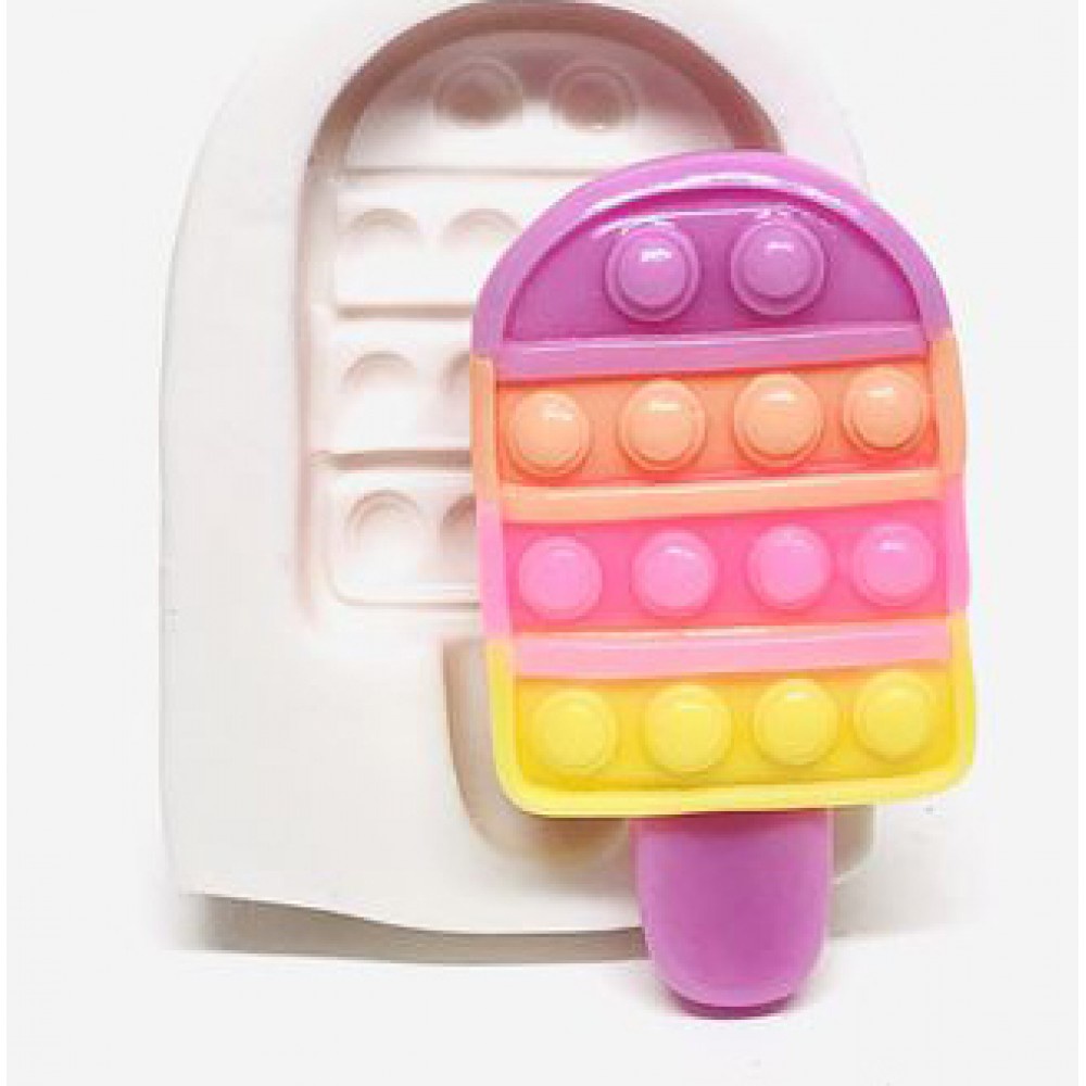 Molde de Silicone Fidget Toy Pop It Sorvete Picolé Pequeno | Shopee Brasil