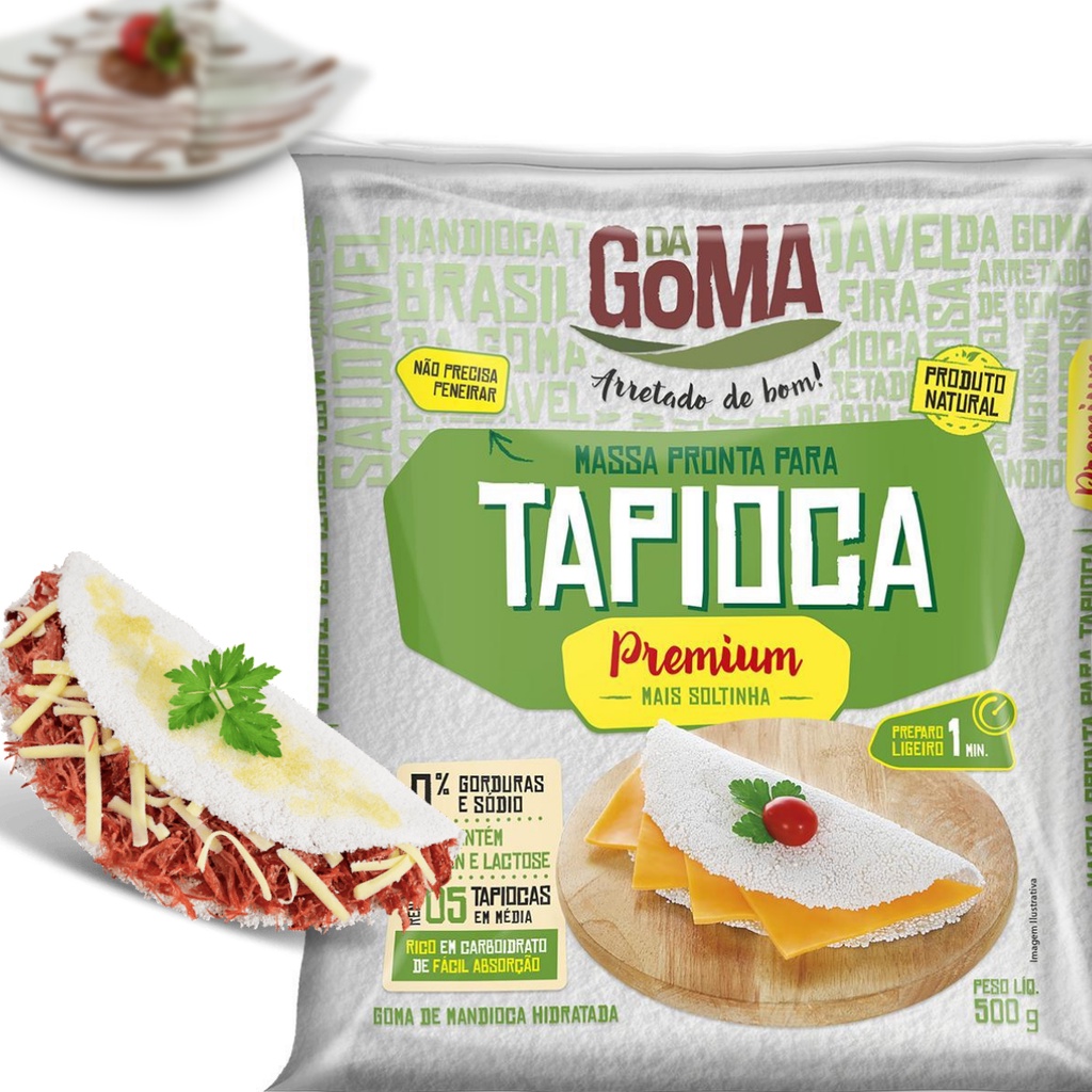 Massa pronta p/ Tapioca Premium - Dagoma | Shopee Brasil