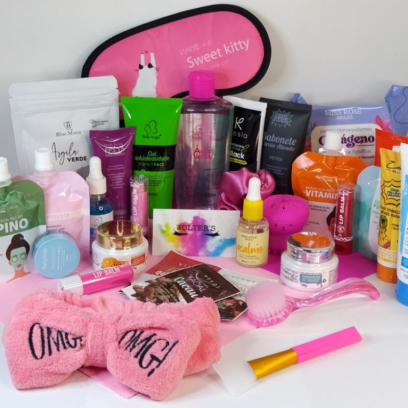 Mimo Box Skincare 2 a 3 Produtos Caixa Secreta De Produtos Para Cuidado ...